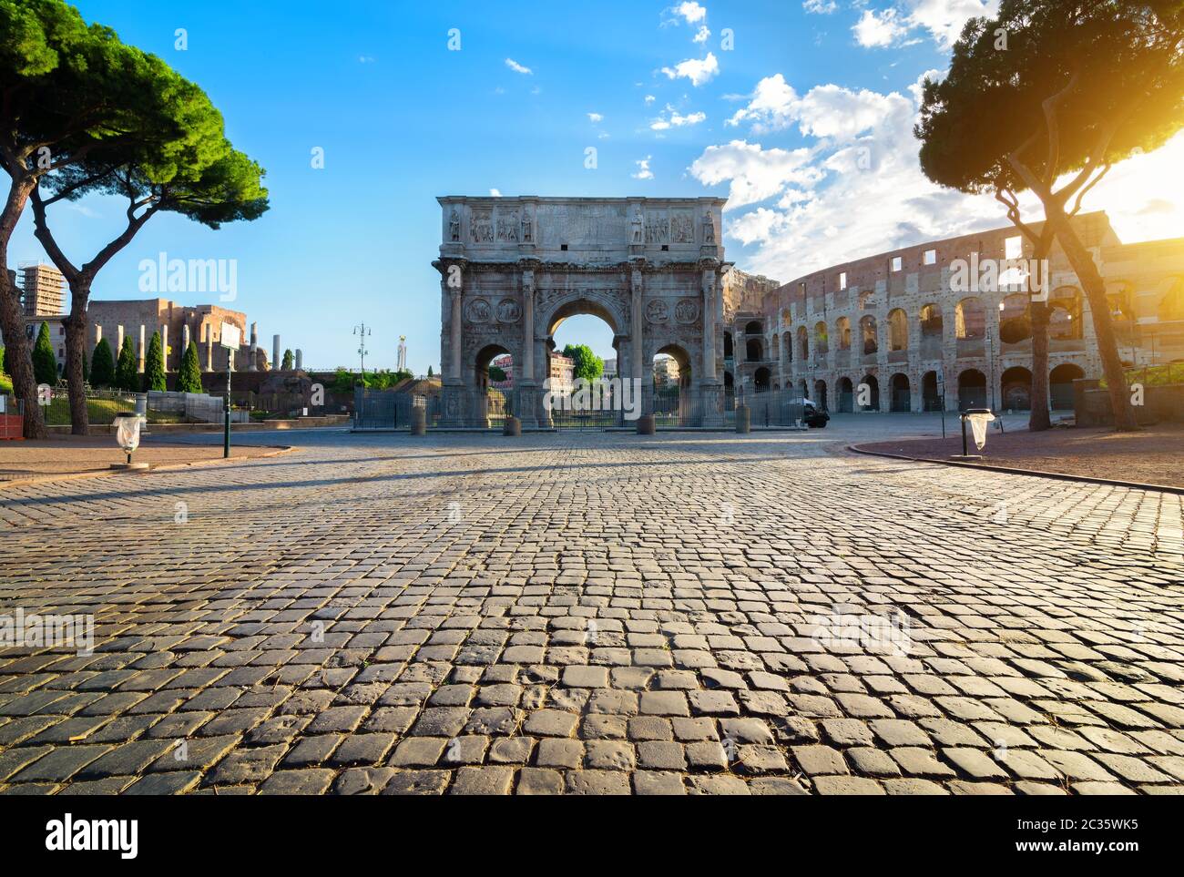 Arch in Rome Stock Photo - Alamy