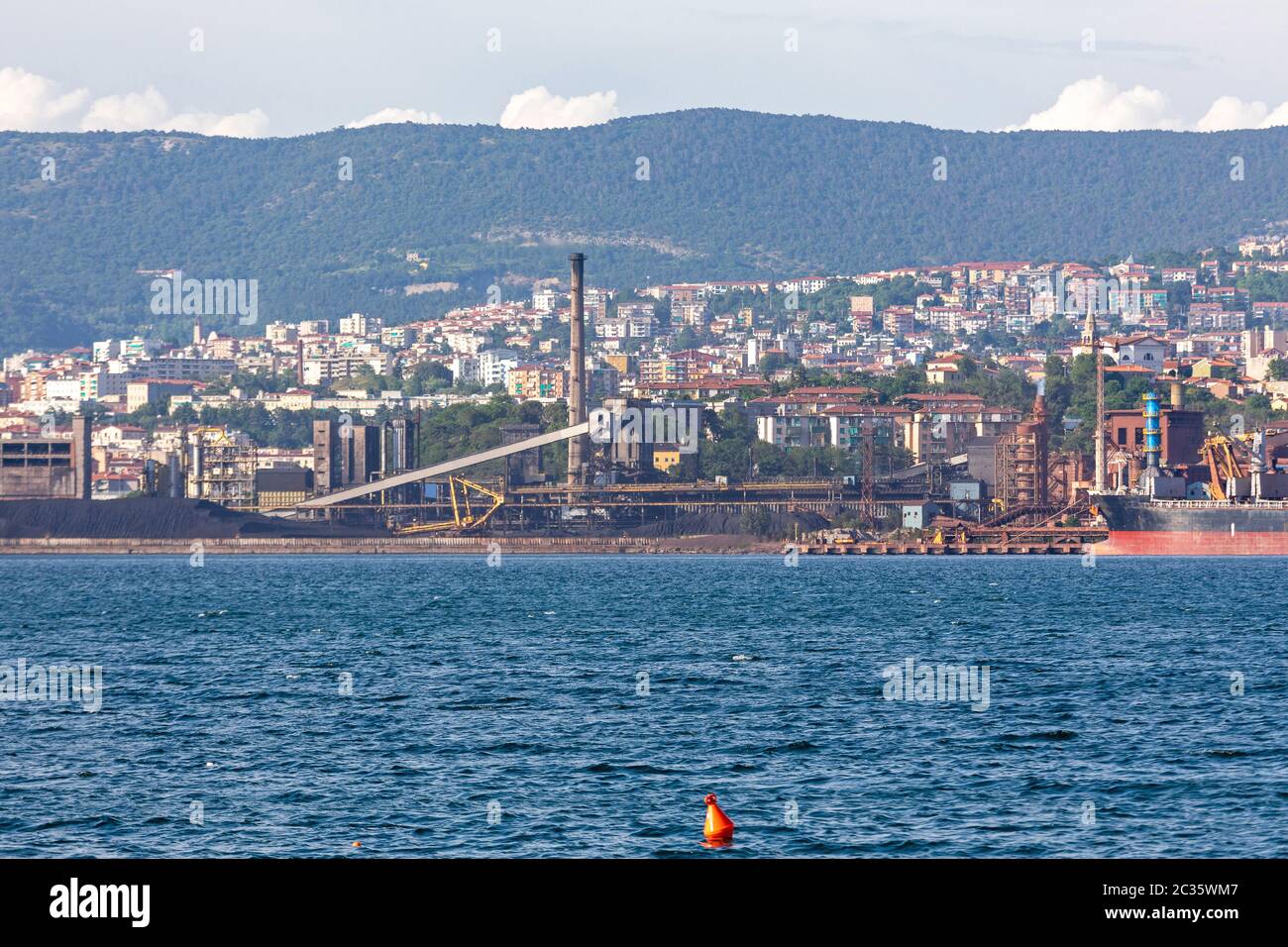 Heavy Industry at Adriatic Sea in Trieste Italy Stock Photo - Alamy