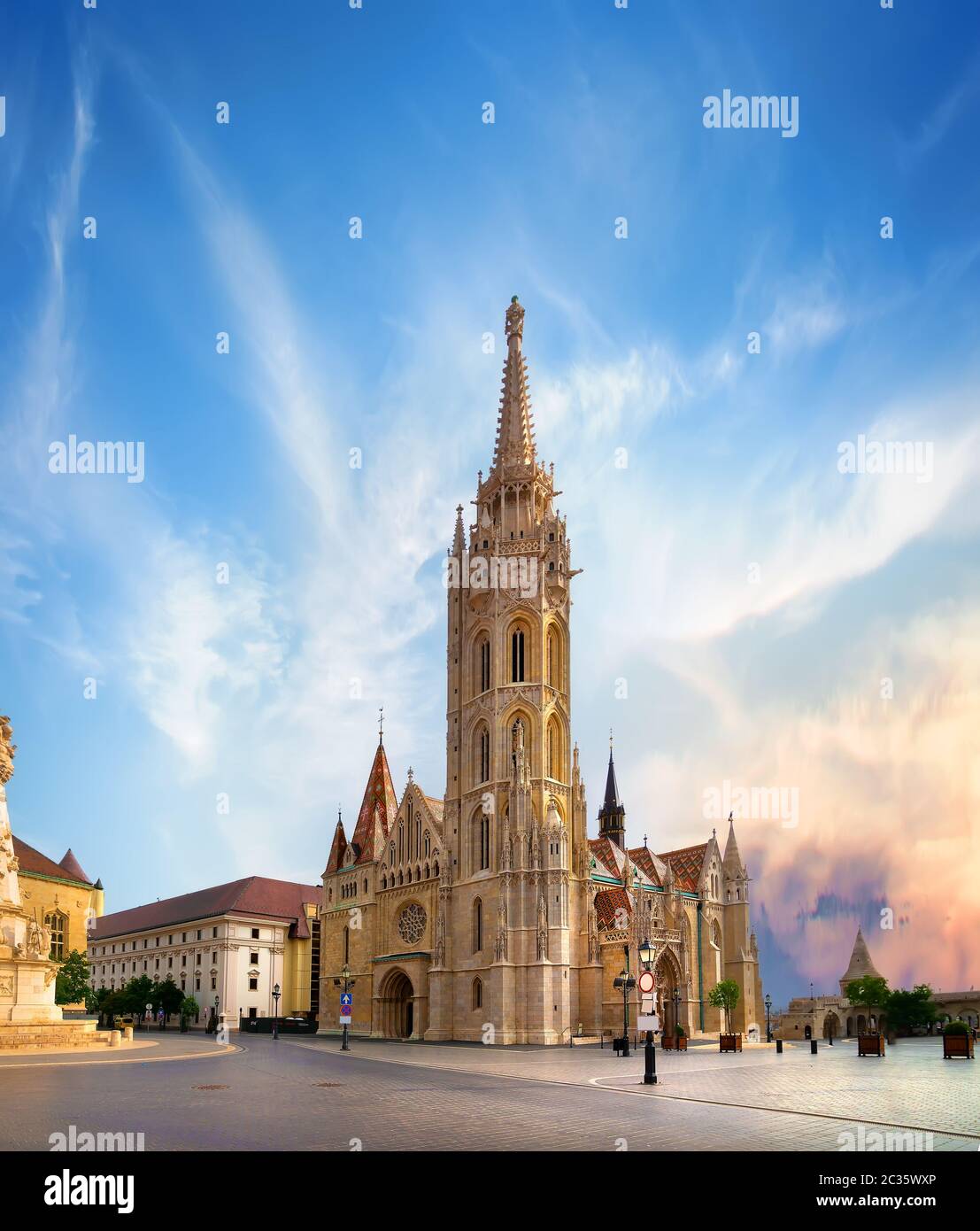 Matthias Church in Budapest Stock Photo - Alamy