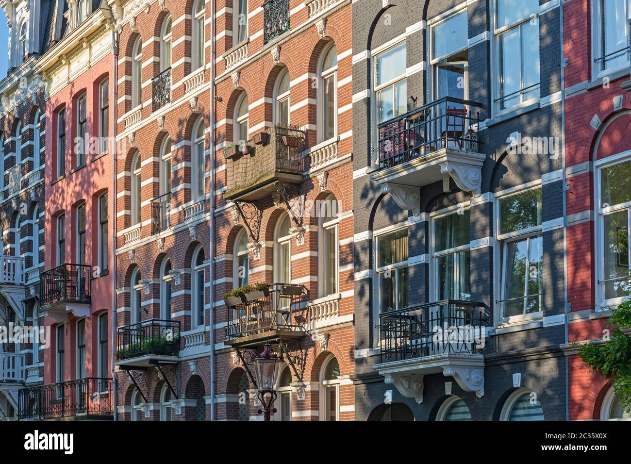 Classic Style Residential Buildings in Amsterdam Netherlands Stock ...