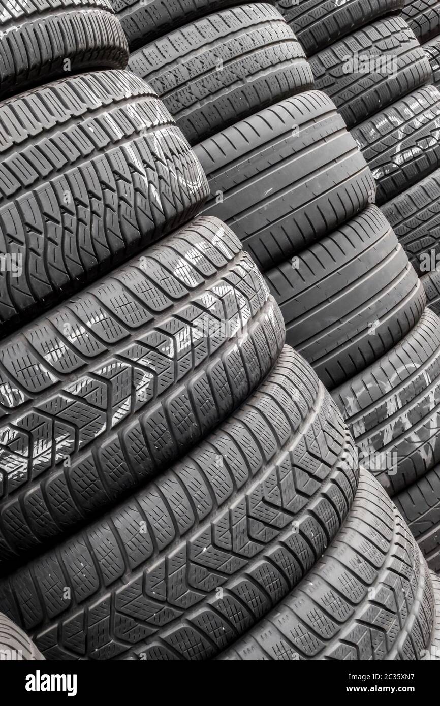 Stack Of Tires High Resolution Stock Photography and Images - Alamy