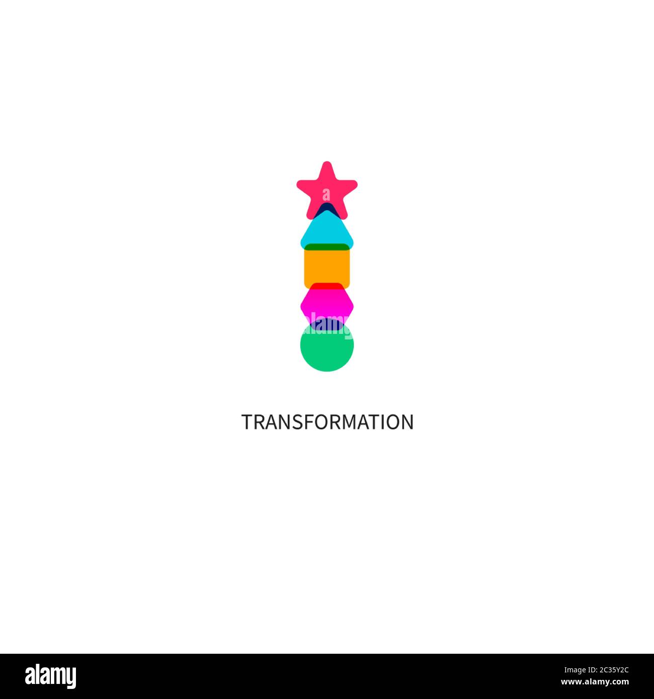 Transformation icon, coach, evolution, development, transform sign ...