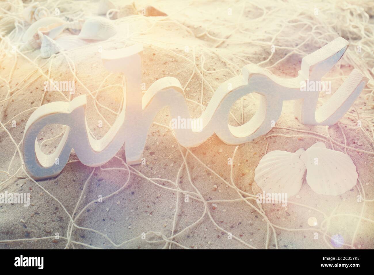 Letters on beach hi-res stock photography and images - Alamy