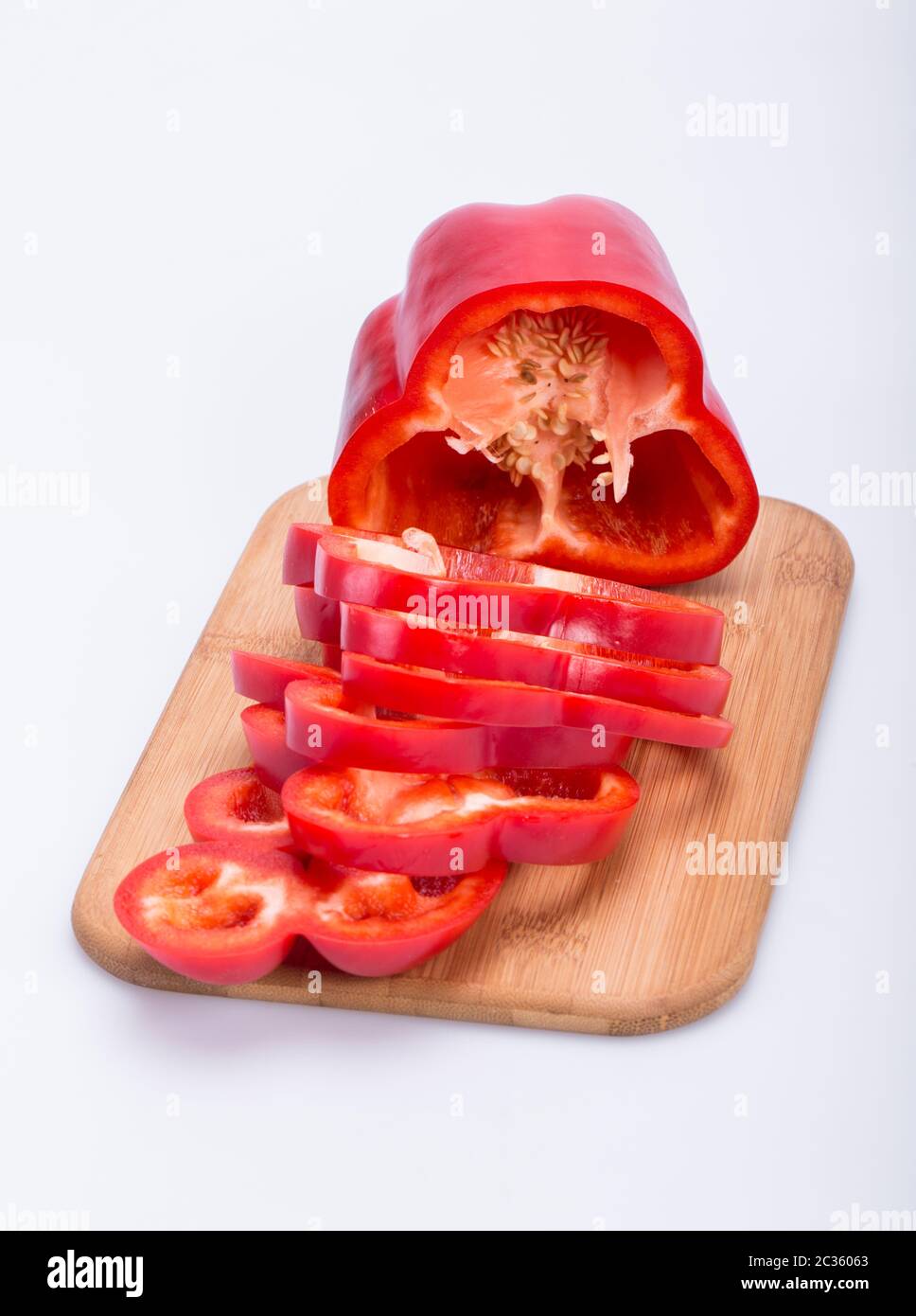 Pimiento pepper slice hi-res stock photography and images - Alamy