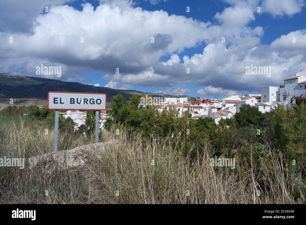 Sign spain villages hi-res stock photography and images - Alamy