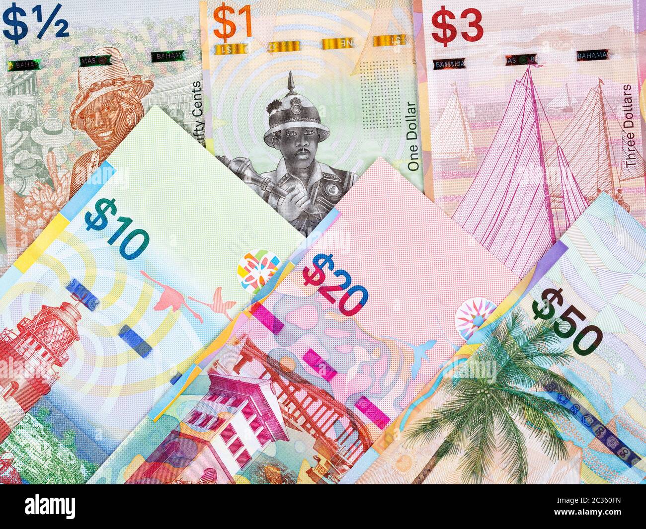 Bahamian currency hi-res stock photography and images - Alamy