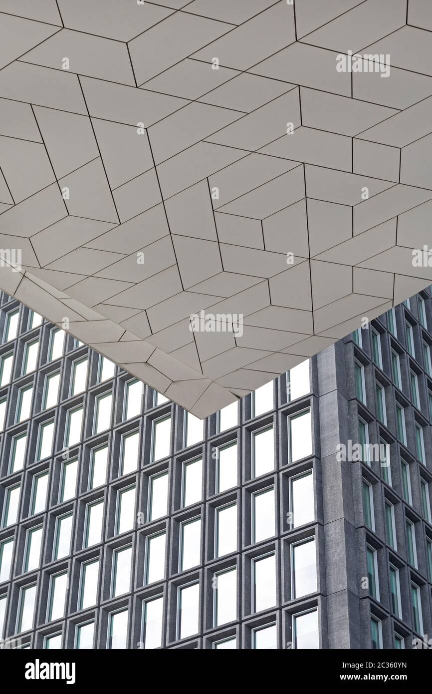 Triangular Shape Building and Skyscraper in Amsterdam Stock Photo - Alamy