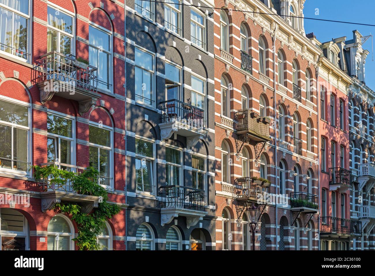 Classic Style Residential Buildings in Amsterdam Netherlands Stock ...