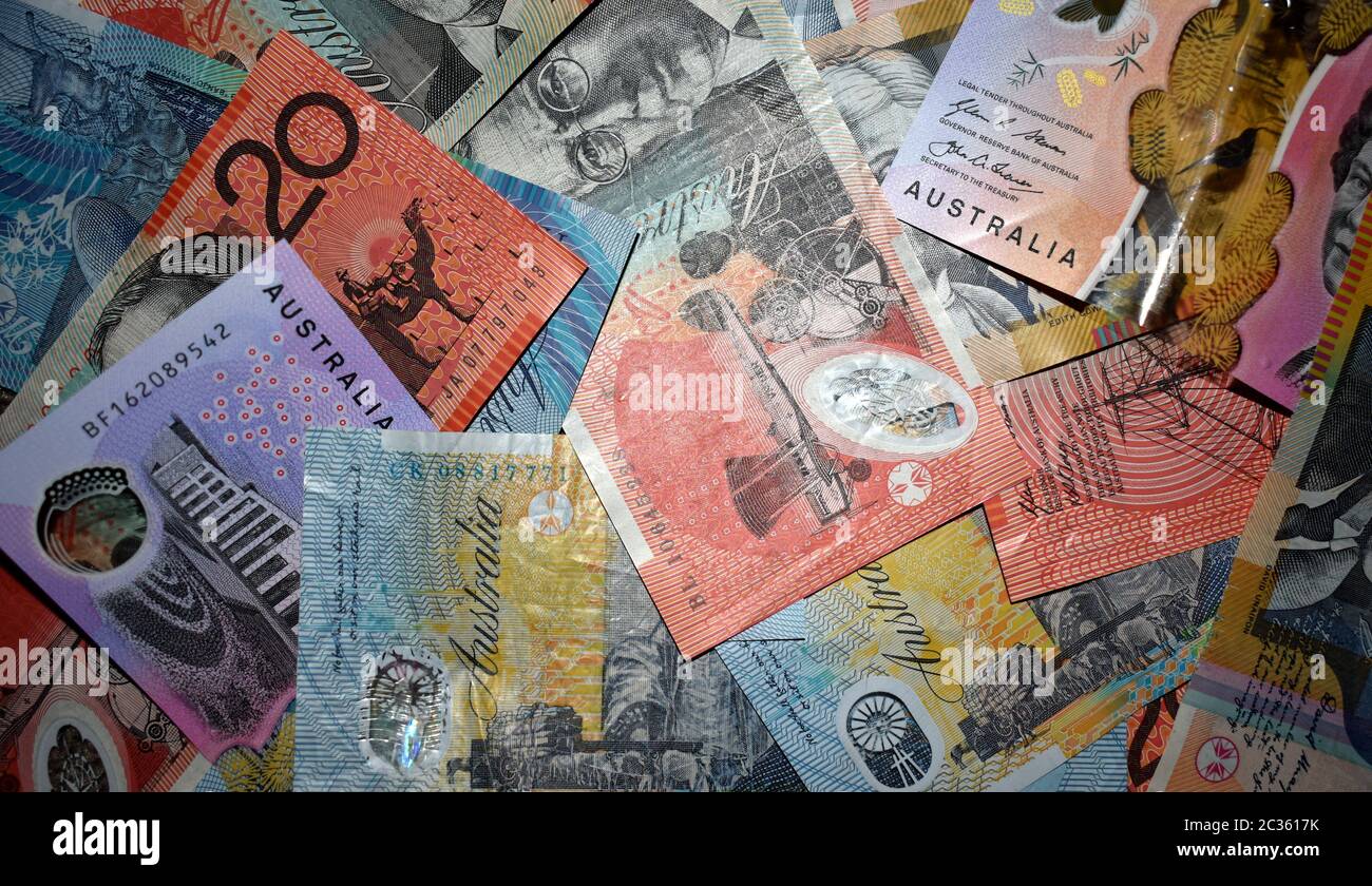 Australian currency twenty dollar banknote hi-res stock photography and ...