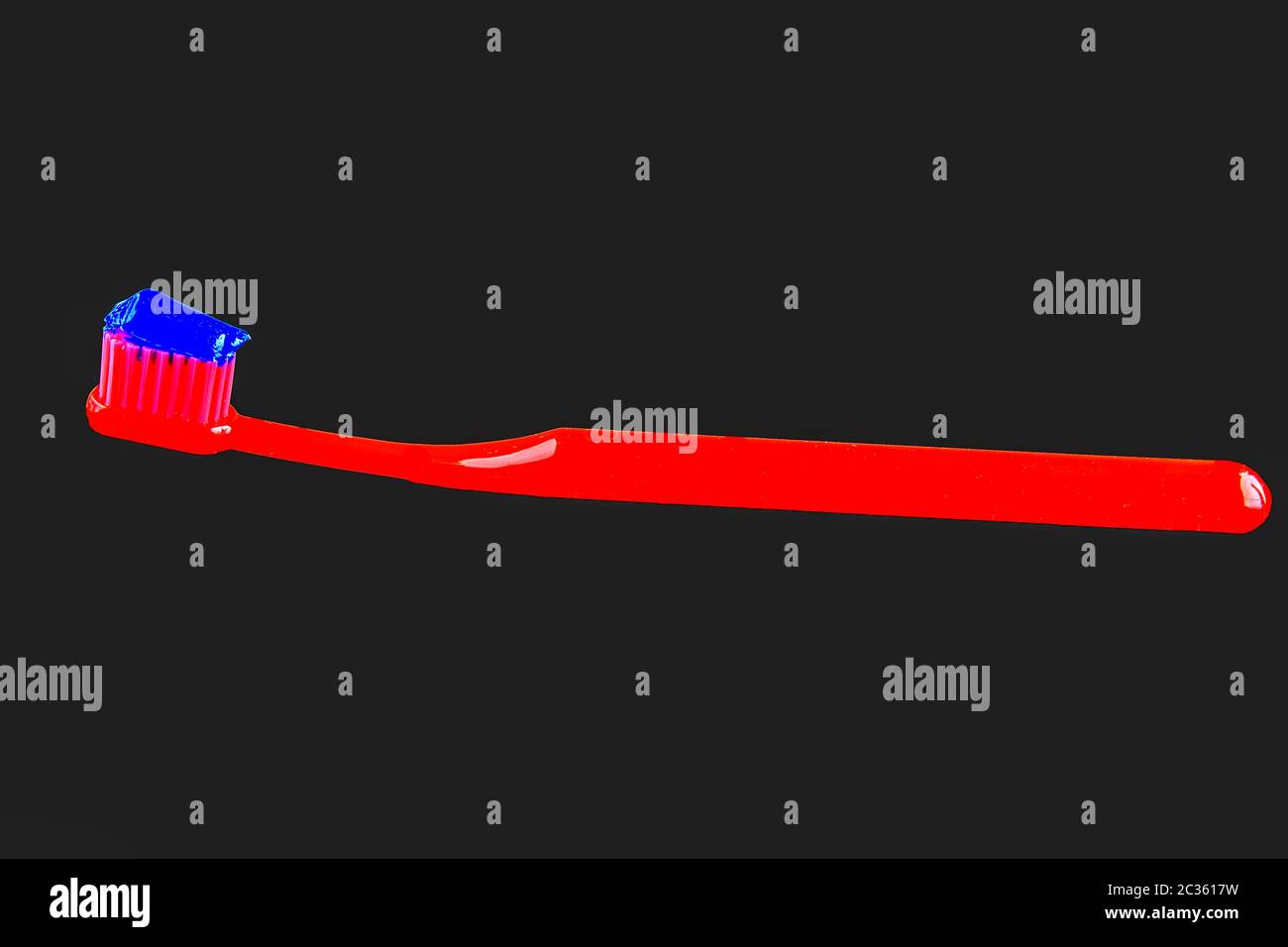 Toothpaste red white striped toothpaste hi-res stock photography and ...