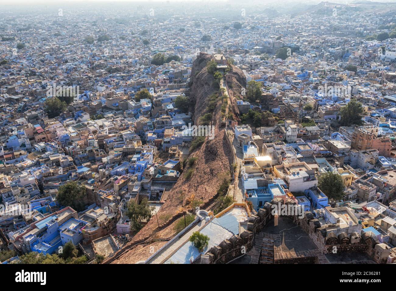 Jodhpur city and pachetia hill Stock Photo - Alamy