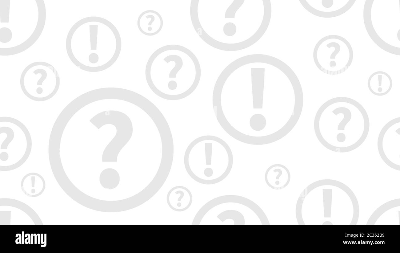 Questions and answers background. Seamless pattern with question and ...
