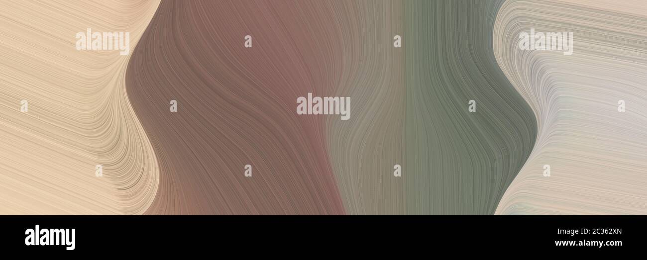 abstract surreal banner design with pastel brown, pastel gray and ash ...