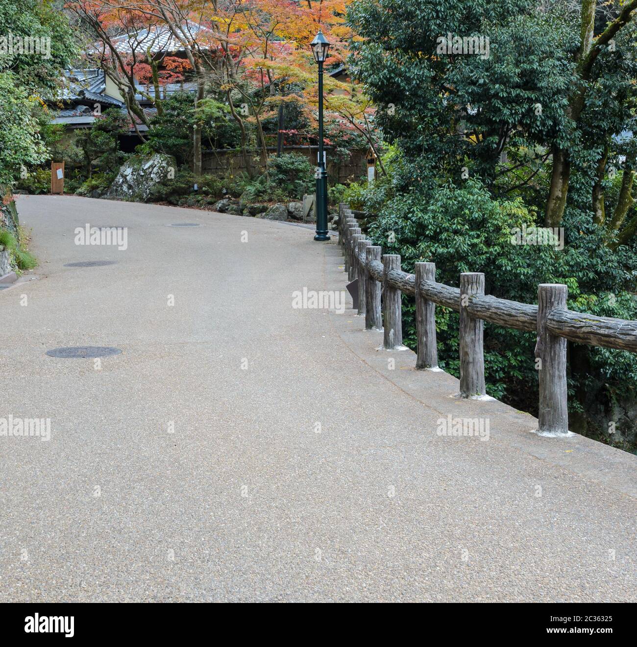 Minoo or Minoh park in autumn, Osaka, Japan. One of Japan's oldest ...