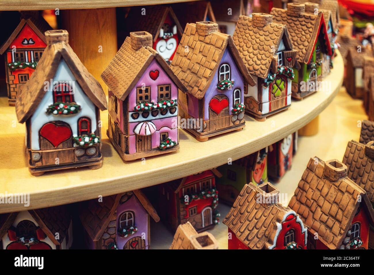 Miniature ceramic houses hi-res stock photography and images - Alamy