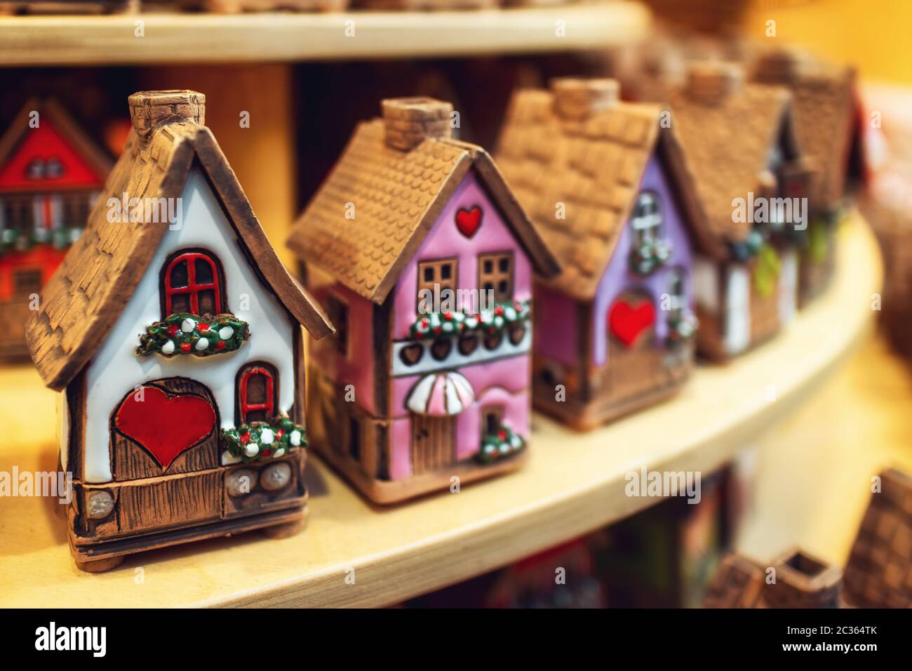 German christmas village model hi-res stock photography and images - Alamy