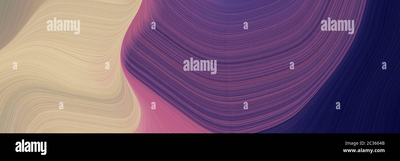 abstract decorative header with very dark magenta, tan and dark slate ...