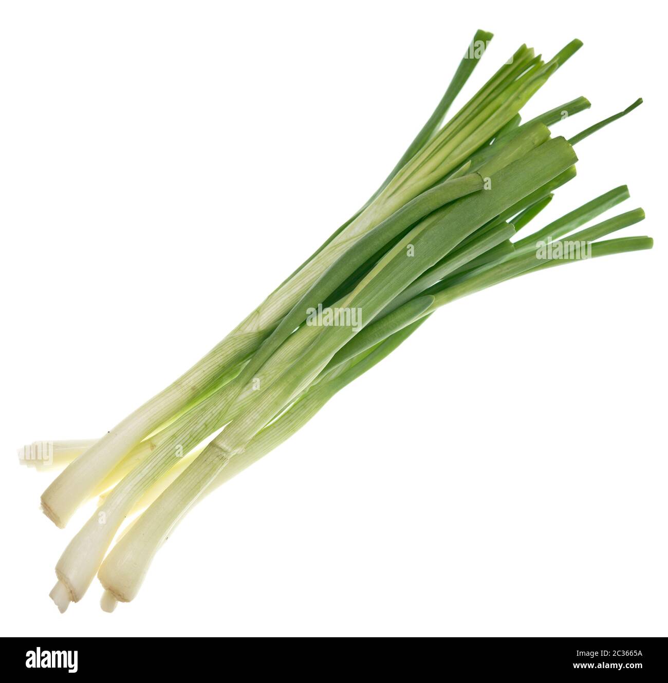 Green onion isolated on white background Stock Photo - Alamy