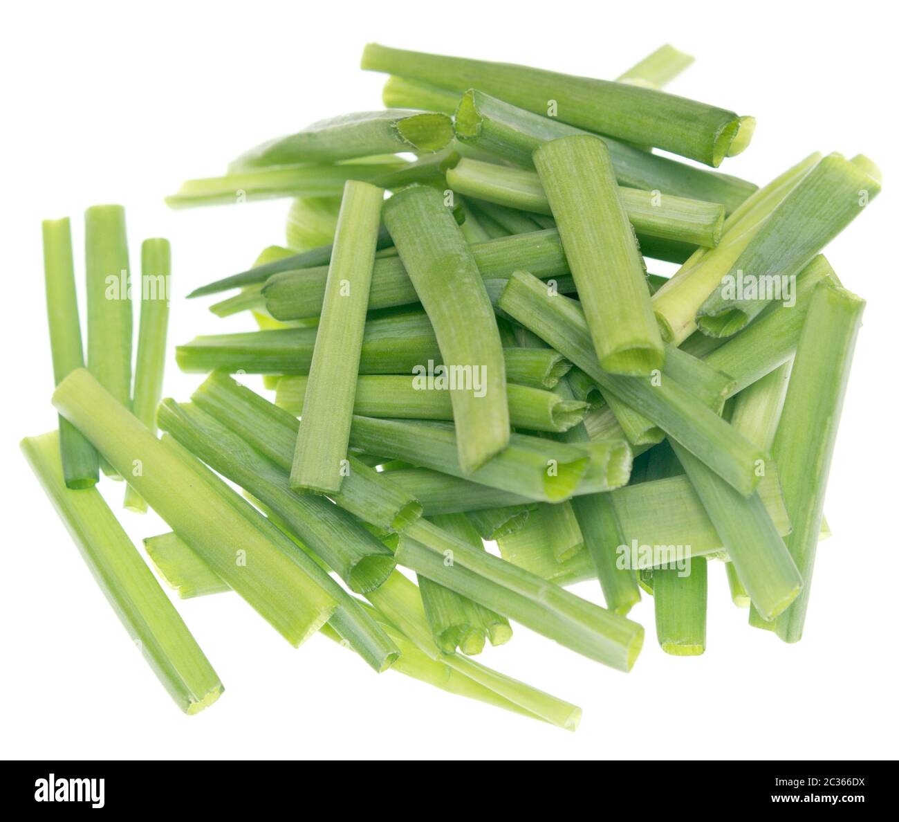 Green onion isolated on white background Stock Photo - Alamy