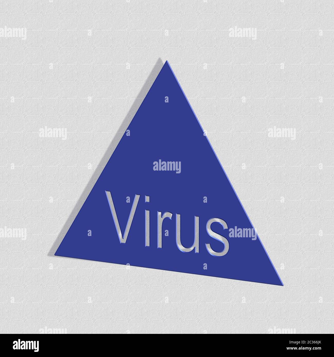 Virus - Word or text as 3D illustration, 3D rendering Stock Photo - Alamy