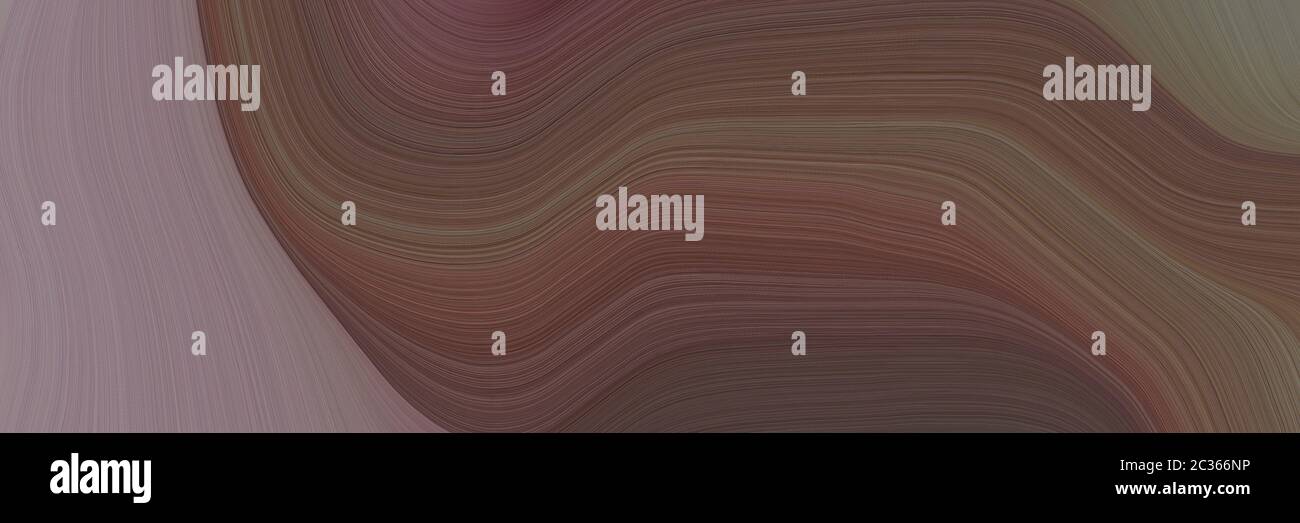 abstract flowing horizontal header with old mauve, gray gray and dim ...