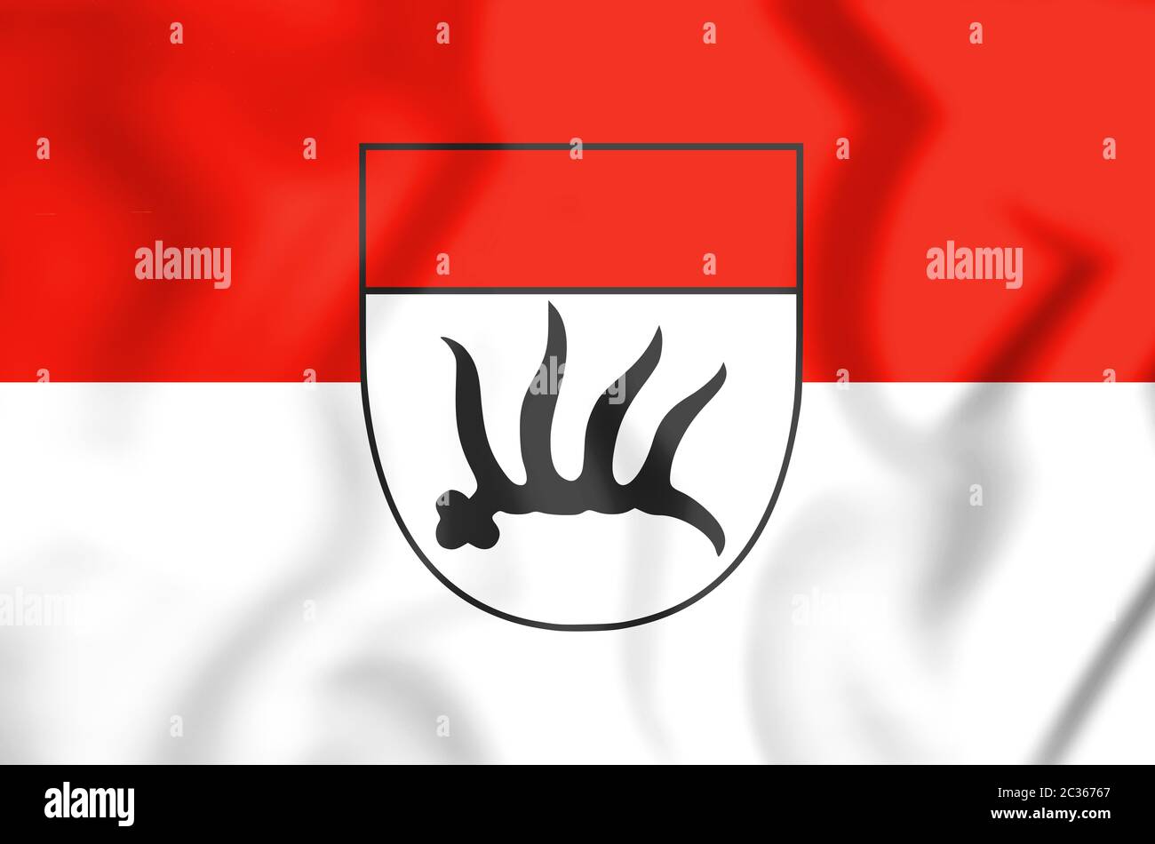 3d flag of goppingen city hi-res stock photography and images - Alamy