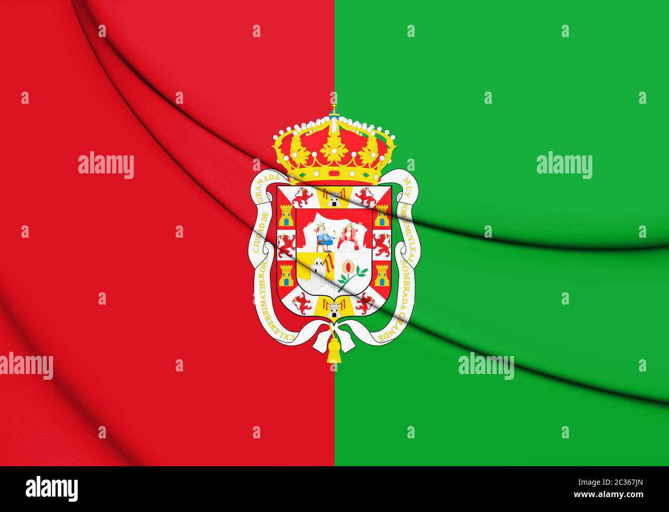 Flag of granada hi-res stock photography and images - Alamy