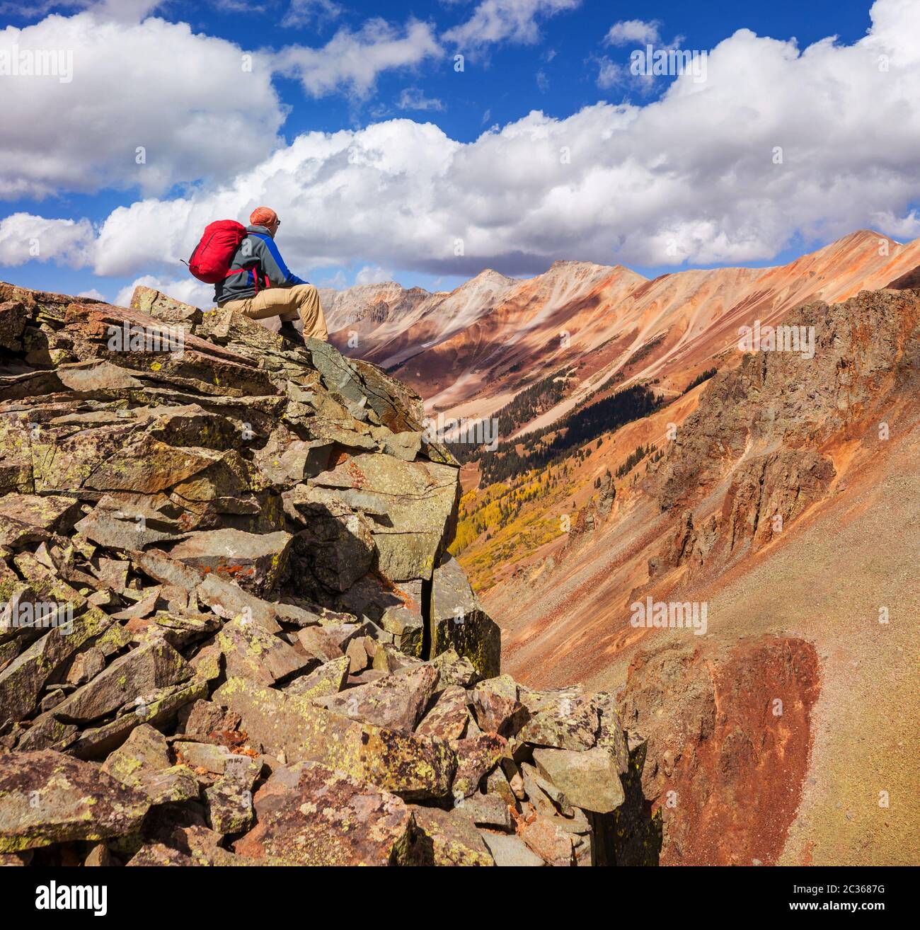 Rest in hike Stock Photo - Alamy
