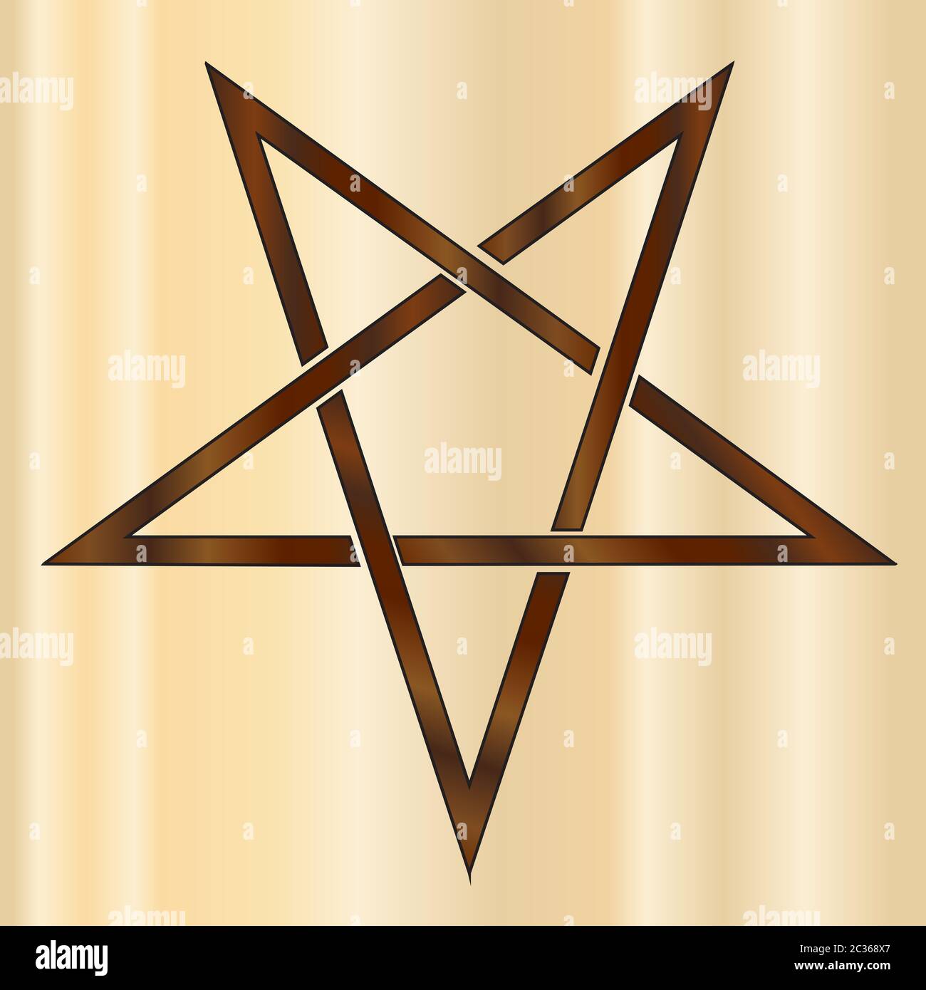 Pentangle drawing hi-res stock photography and images - Alamy