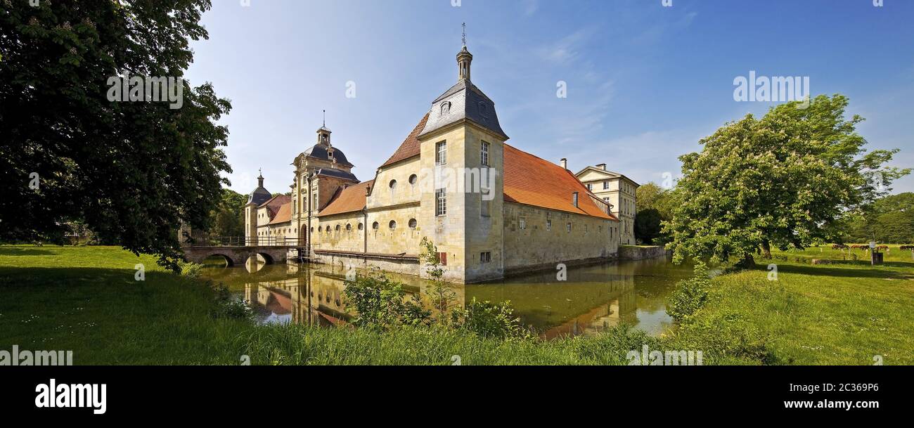Haus Stapel, one of the largest moated castles in Westphalia, Havixbeck ...