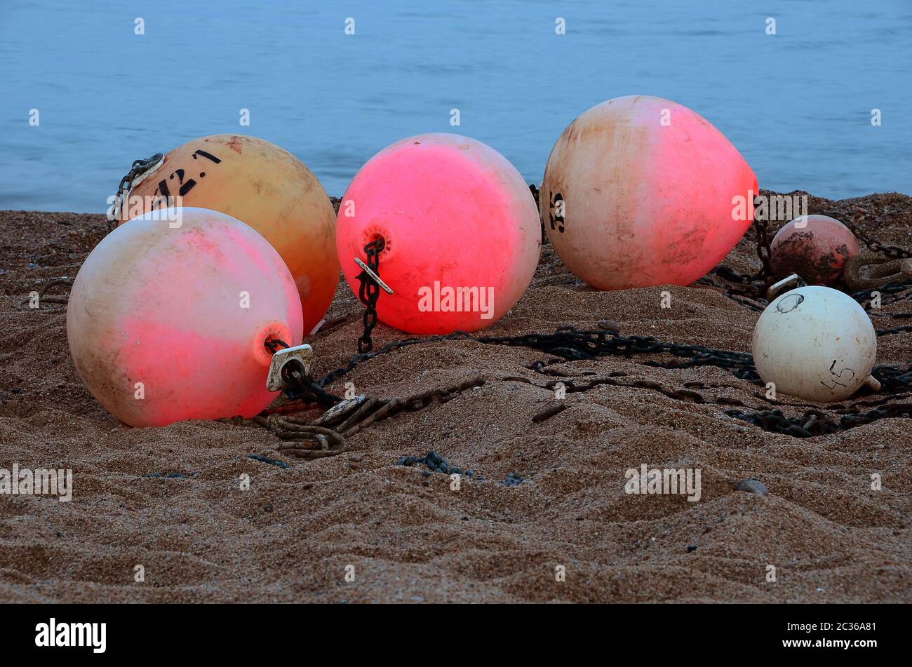 Buoys at sea hi-res stock photography and images - Alamy