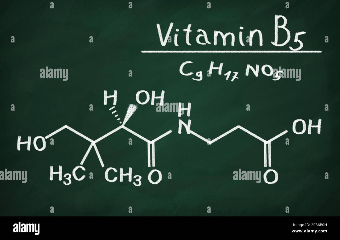Vitamin b5 pantothenic acid molecule hi-res stock photography and ...