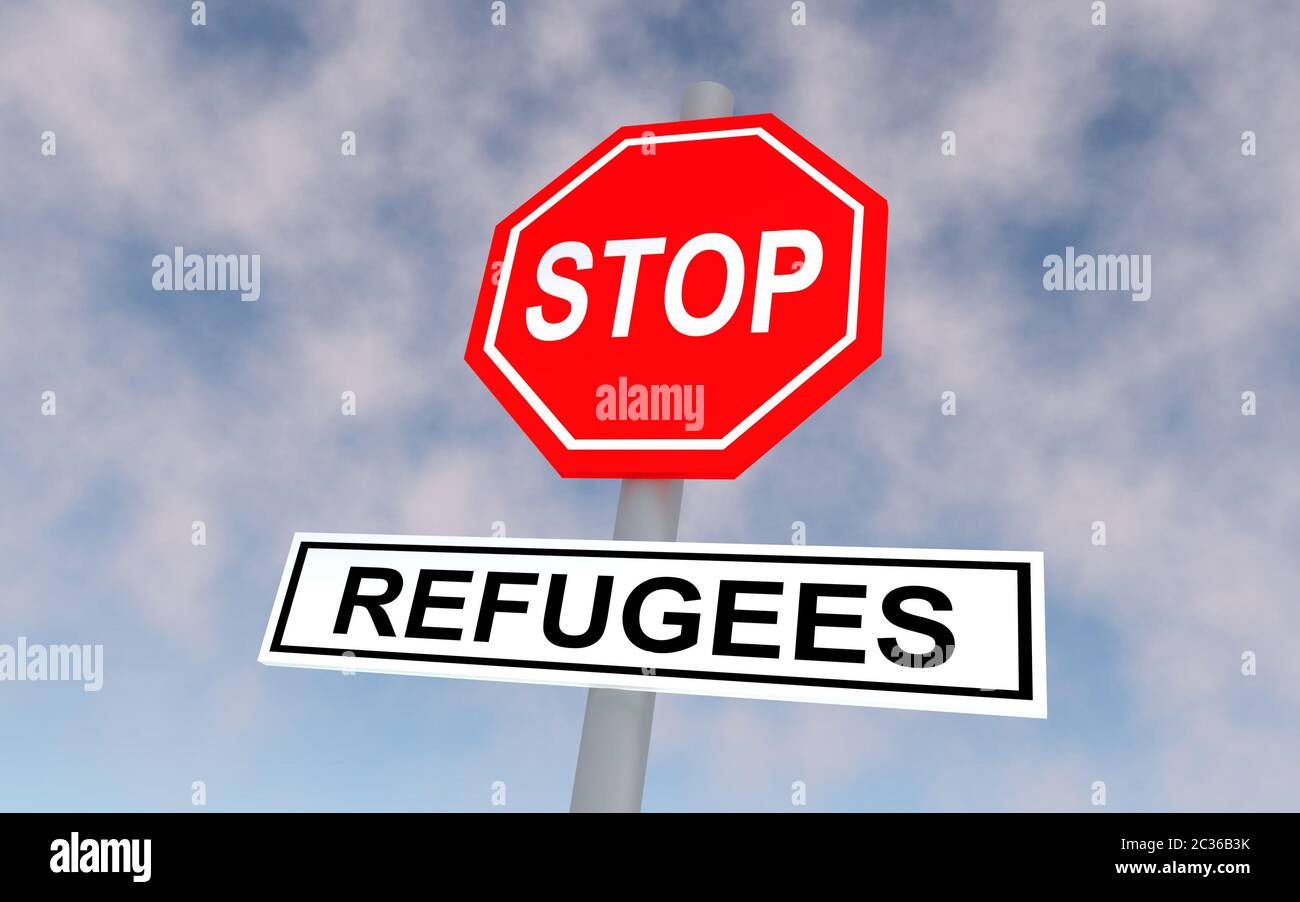 The road sign with text stop terrorism. 3D rendering Stock Photo - Alamy