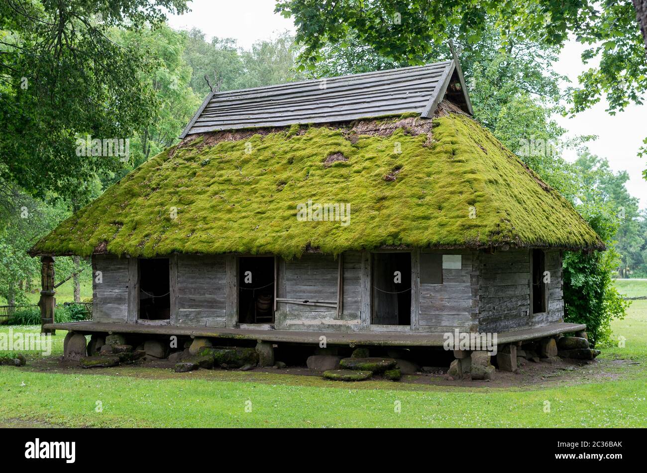 Moss on the roof hi-res stock photography and images - Alamy