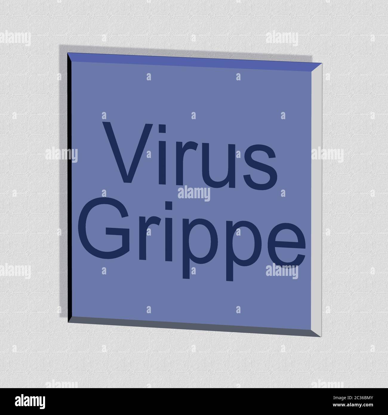 Virus flu - Word or text as 3D illustration, 3D rendering Stock Photo ...