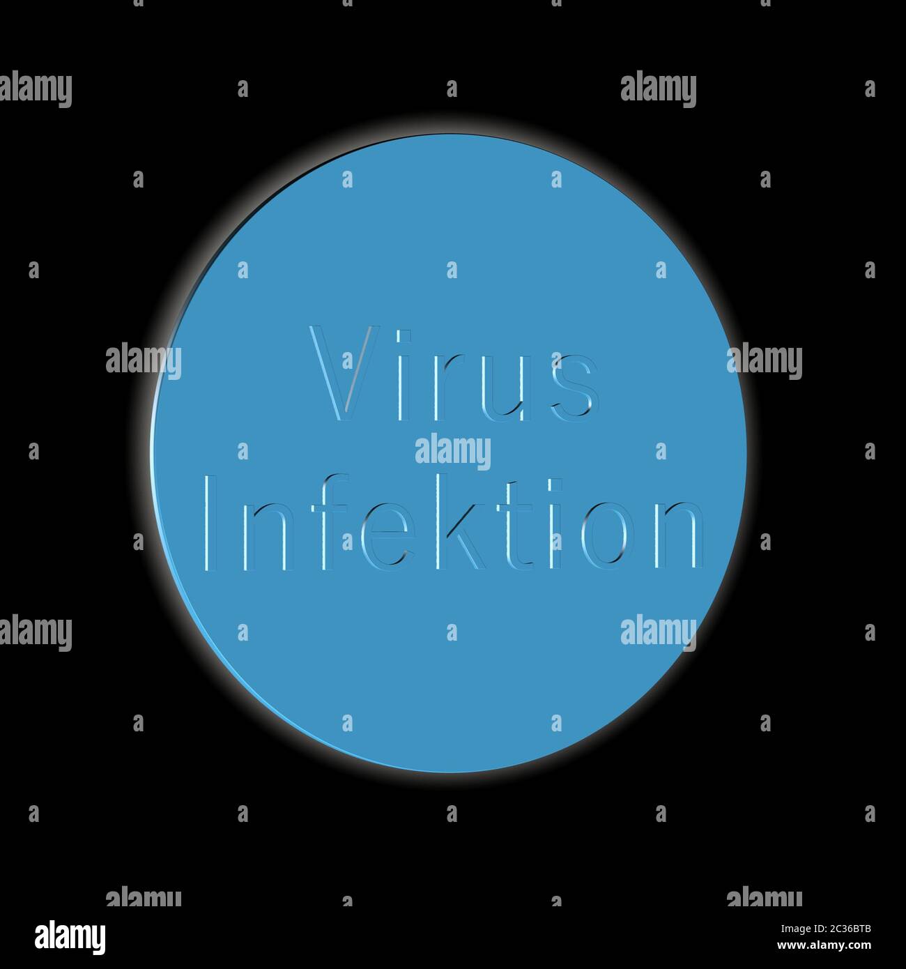 viral infection - Word or text as 3D illustration, 3D rendering Stock ...