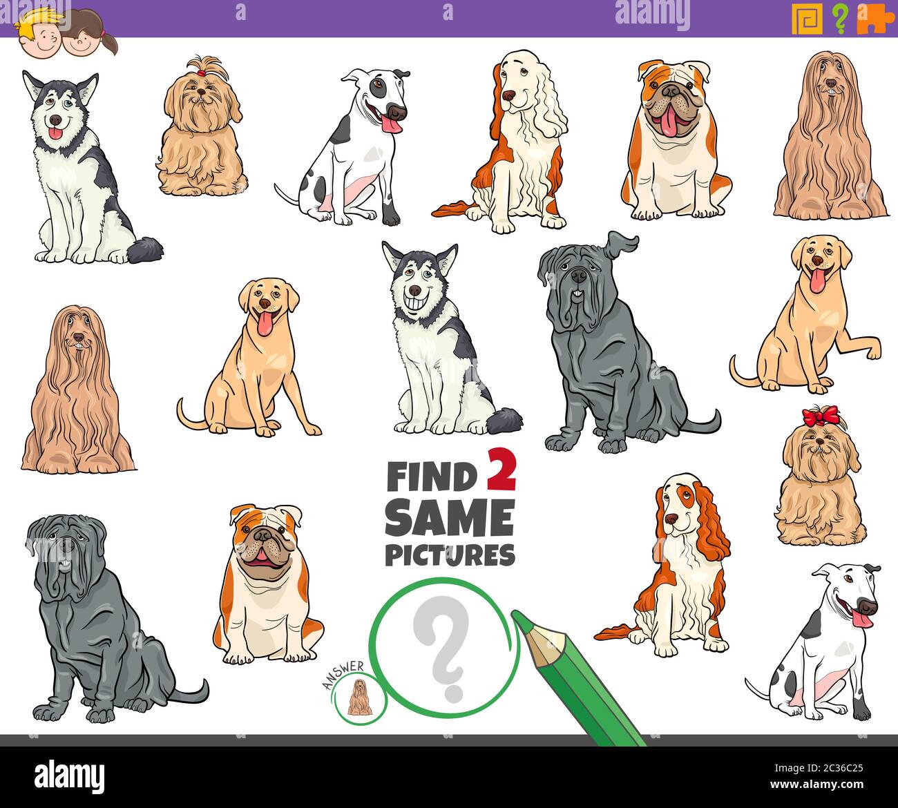 Two identical dogs hi-res stock photography and images - Alamy