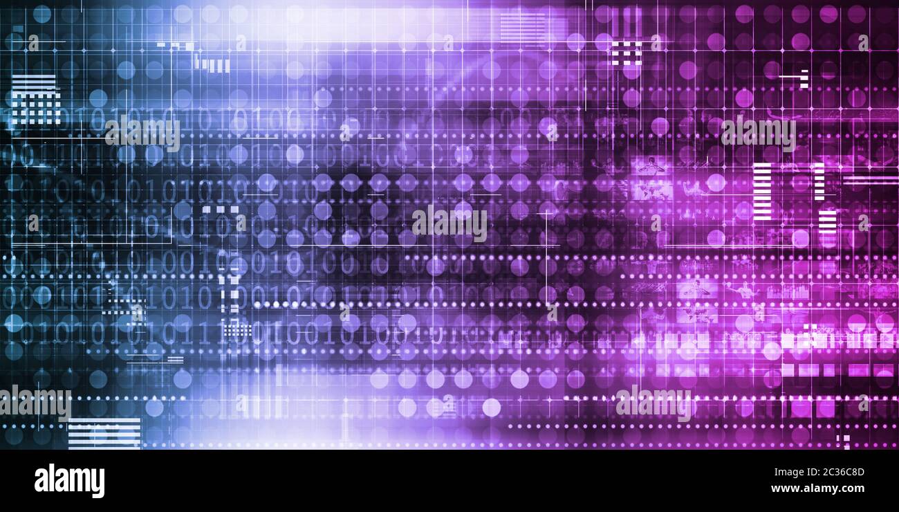 Futuristic Technology and Science as a Pattern Background Stock Photo ...