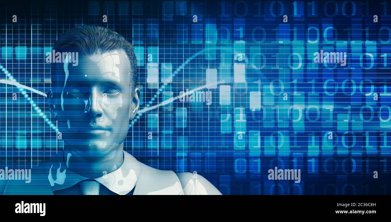 Senior Business Man Using Data Analytics Technology Concept Background ...