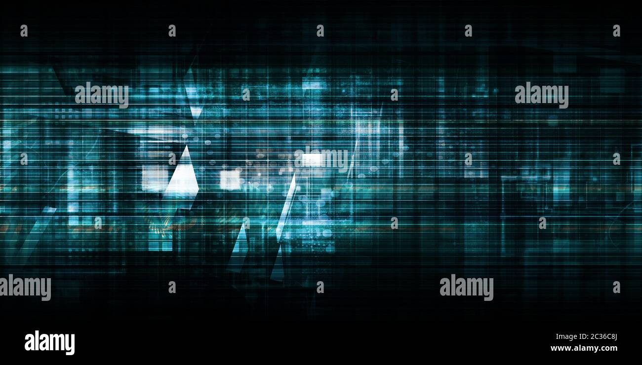 Stepping into the Future as a Business Technology Concept Stock Photo ...