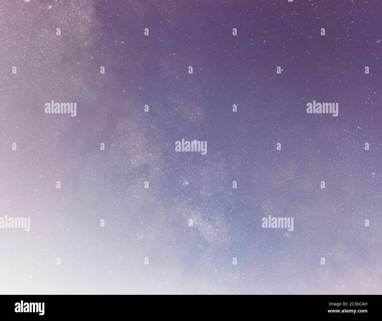 Milky Way in a Light-Polluted Night Sky Stock Photo - Alamy