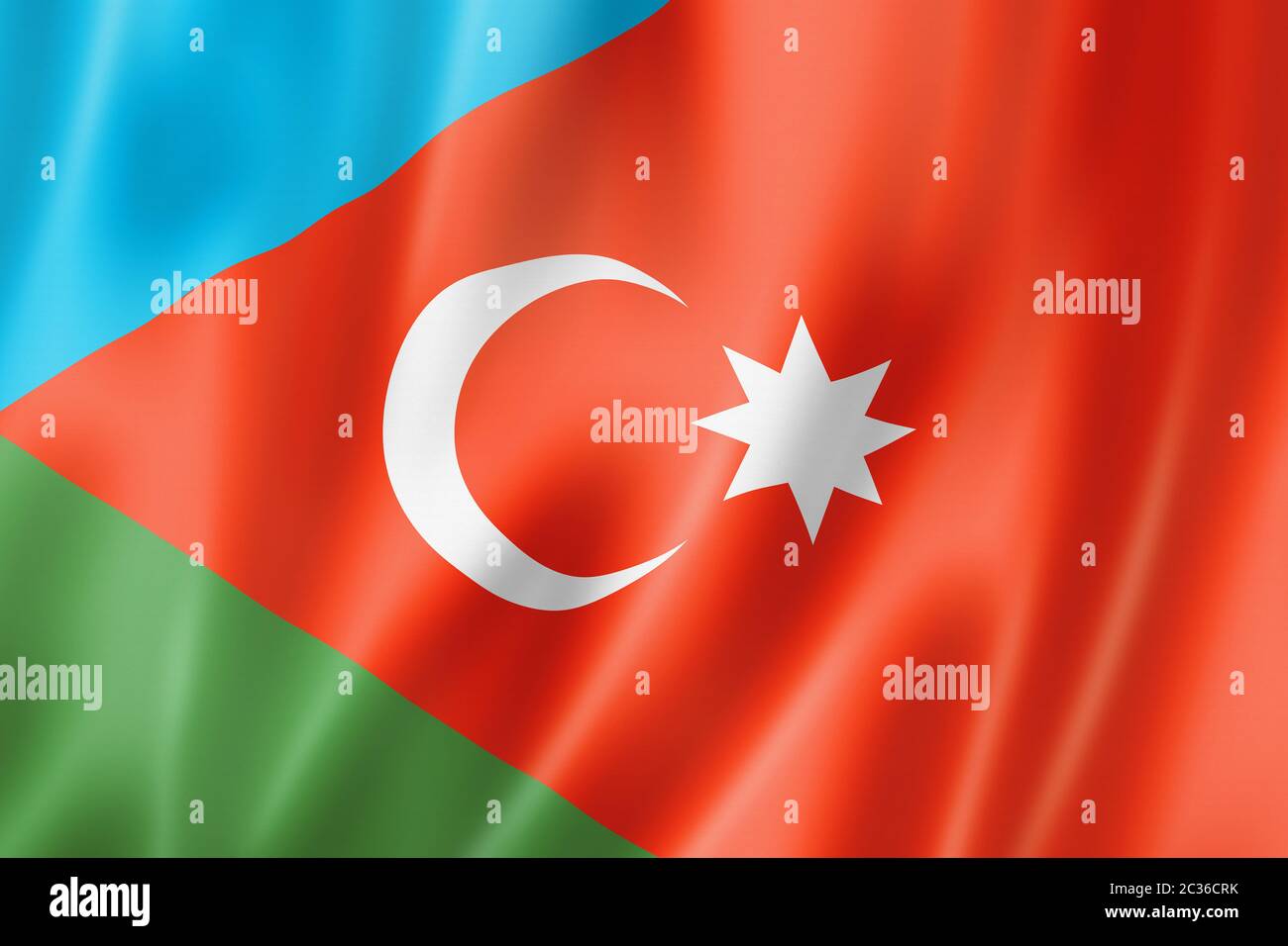 Flag of azerbaijanis hi-res stock photography and images - Alamy