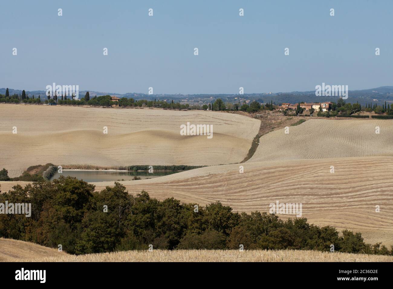 Crete Senesi - The landscape of the Tuscany. Italy Stock Photo - Alamy