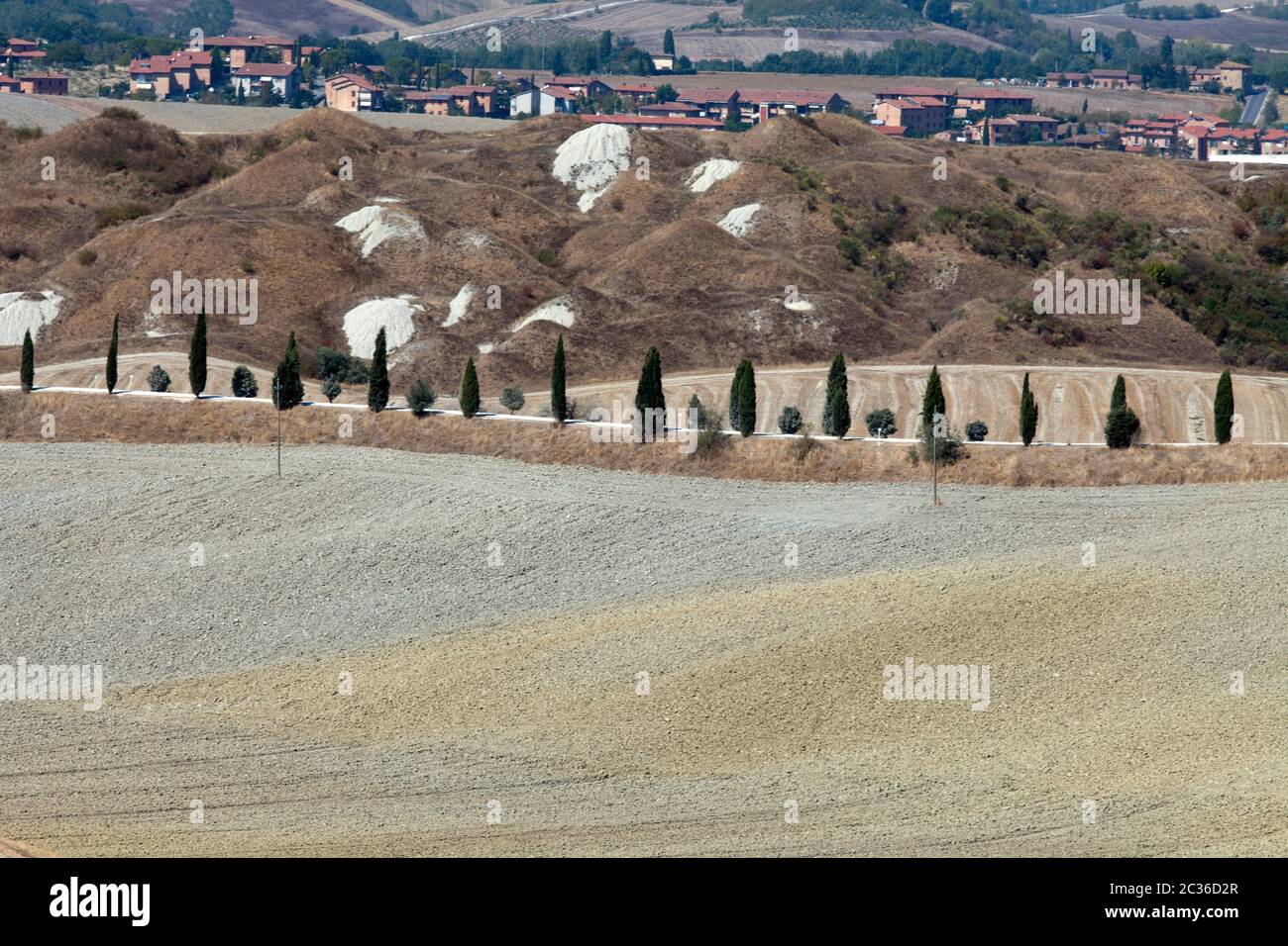 Crete Senesi - The landscape of the Tuscany. Italy Stock Photo - Alamy
