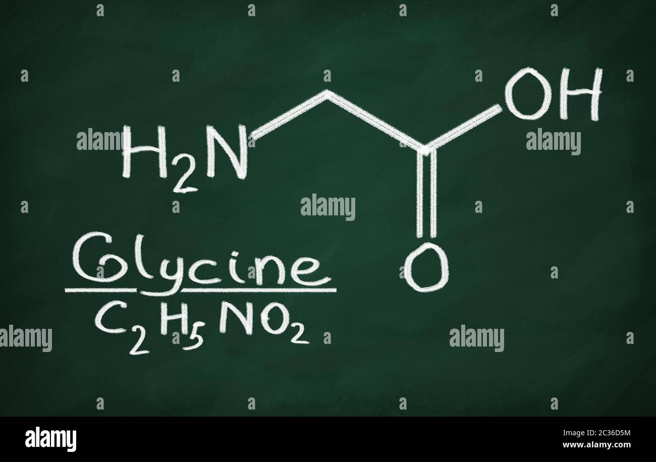 Glycine molecule hi-res stock photography and images - Alamy