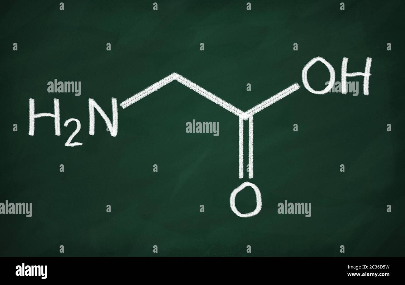 Amino acid glycine molecular structure hi-res stock photography and ...