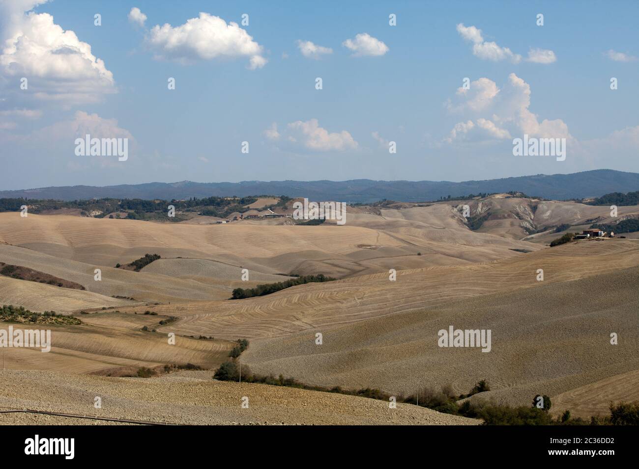 Crete Senesi - The landscape of the Tuscany. Italy Stock Photo - Alamy