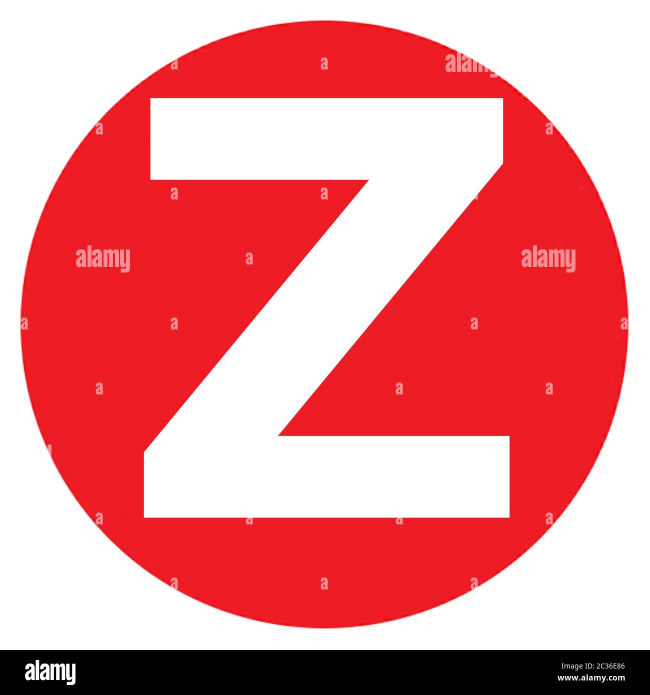 Letter Z Red