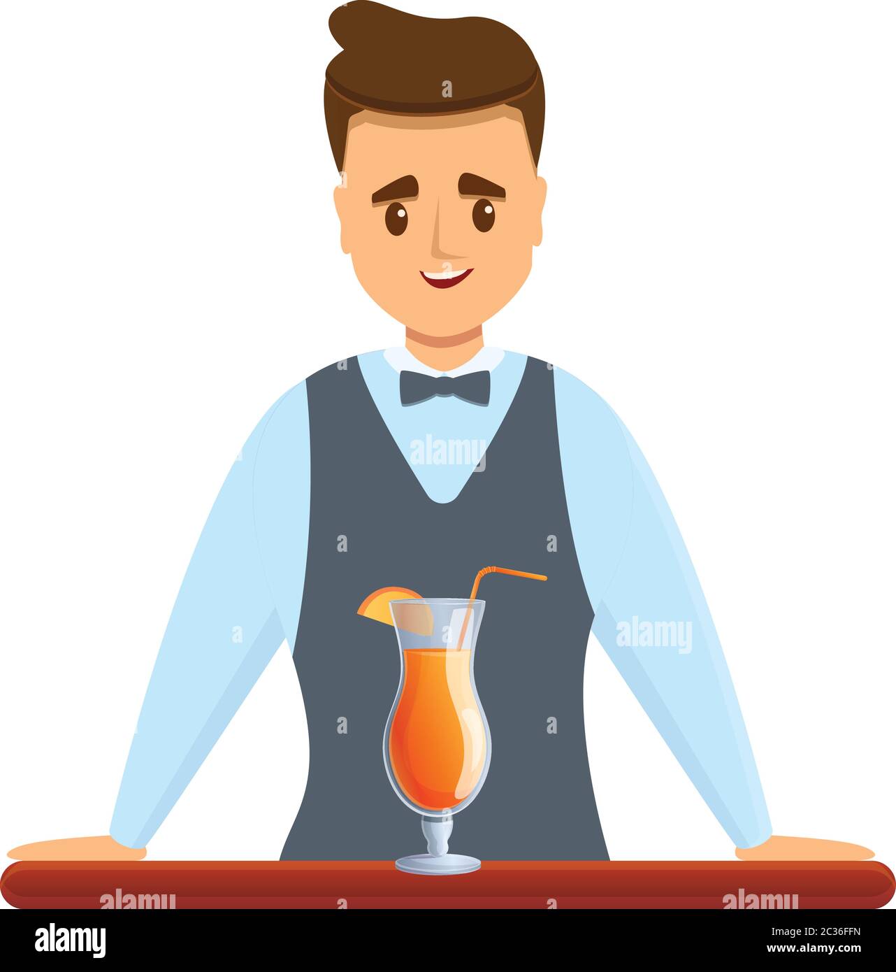 Bartender Cartoon