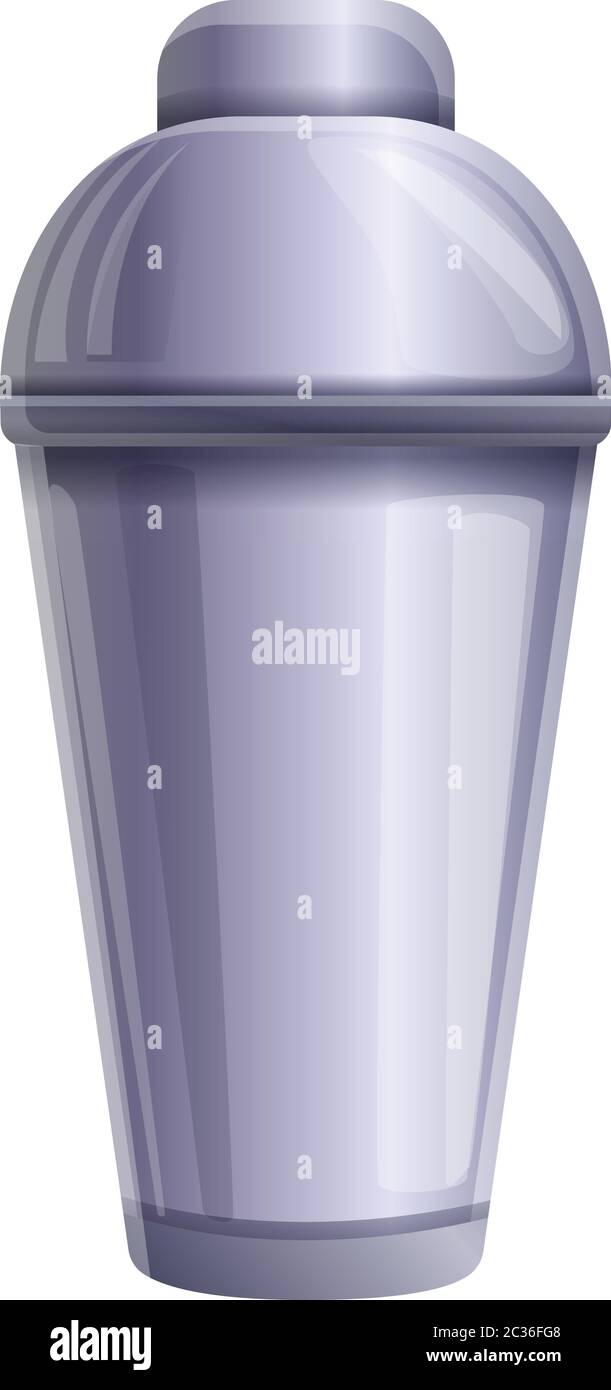 Bartender cocktail shaker icon. Cartoon of bartender cocktail shaker ...